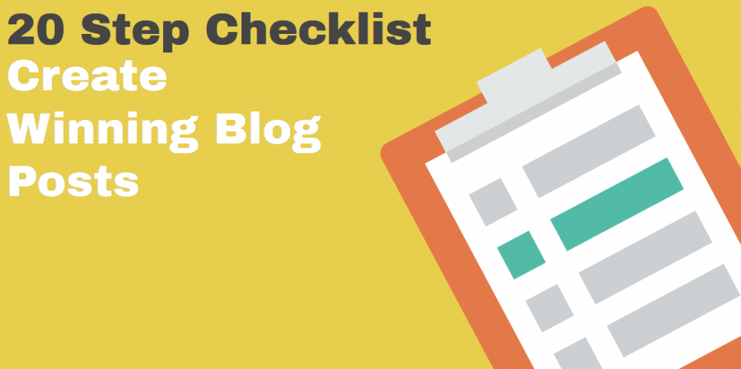 Creating a Winning Blog Post (20 Step Checklist) - Income Pathfinder